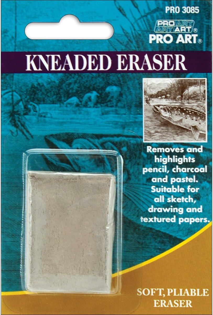 Amazon.com: PRO ART Kneaded Eraser, Grey