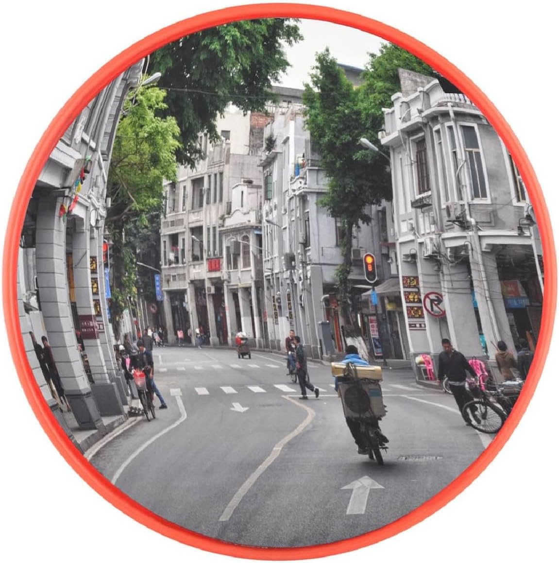 Traffic Mirror Convex Road Safety Mirror - Unbreakable Adjustable 130 ...