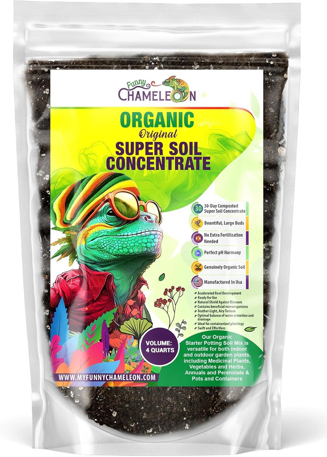 Amazon.com: Organic Original Super Soil Concentrate with Mycorrhizae ...