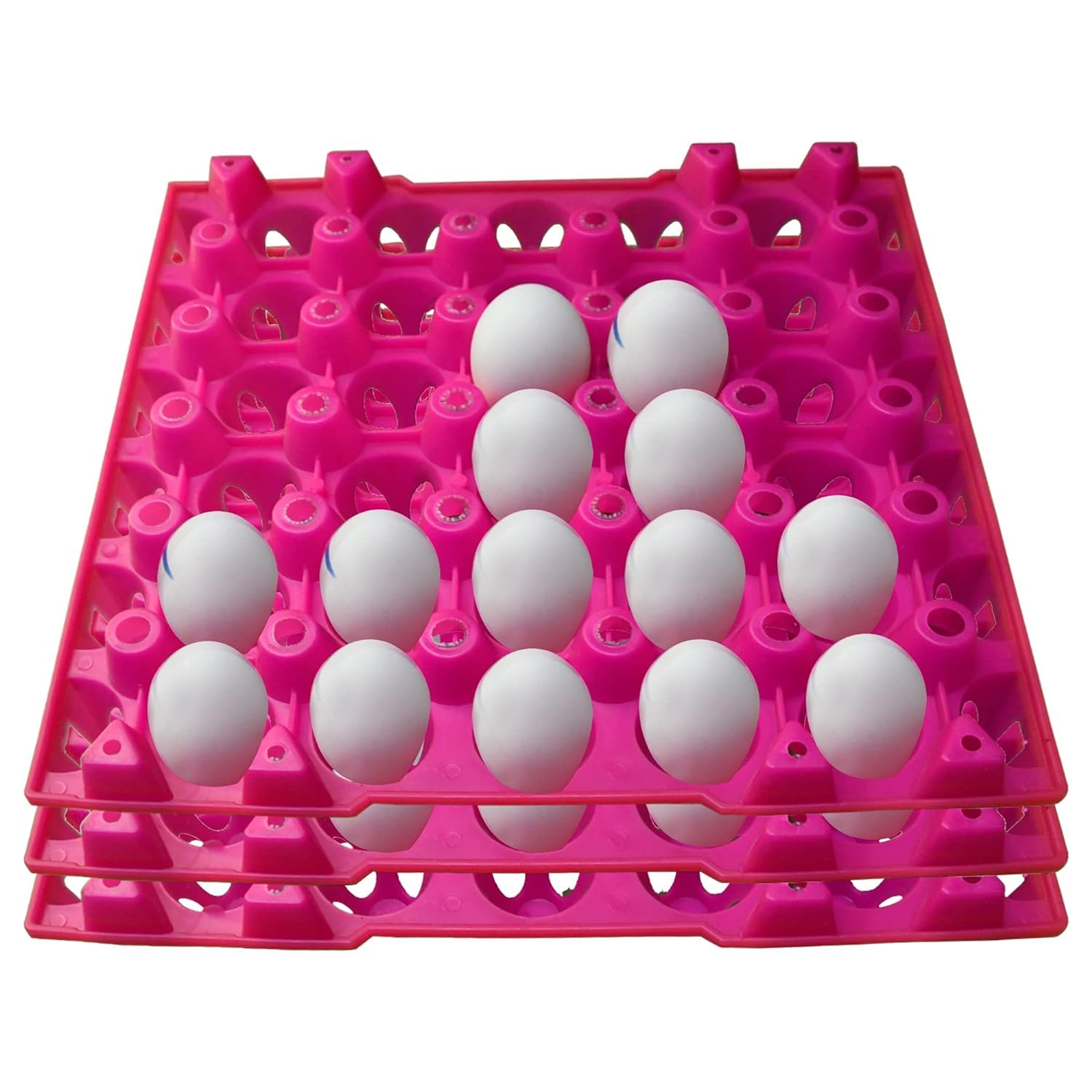 (Pack of 20) Siddhu Plastic Egg Trays for Storage with 30 Eggs Holder ...