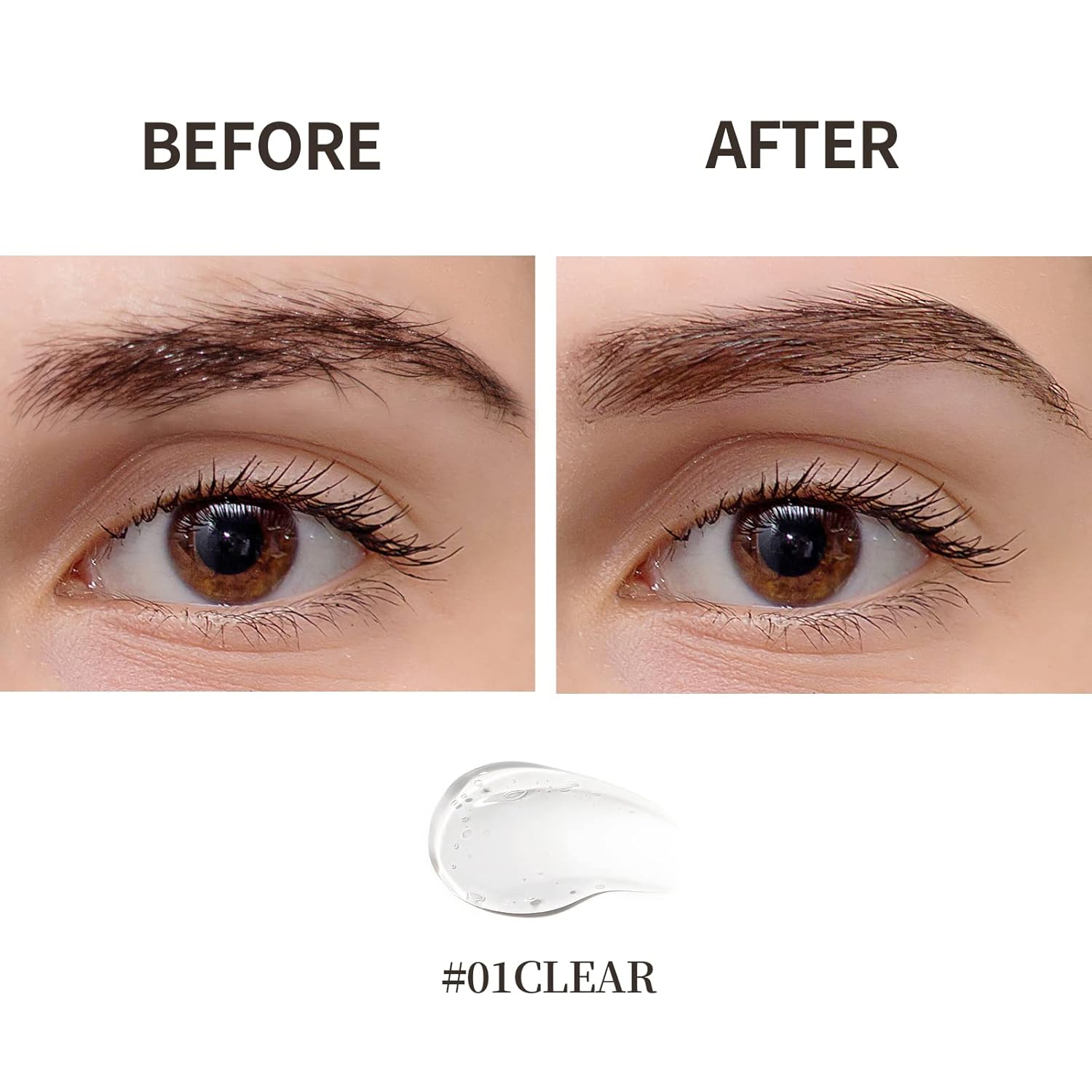 Gel Para Cejas Con Cepillo Paquete De 2 Gel Transparente Para Cejas