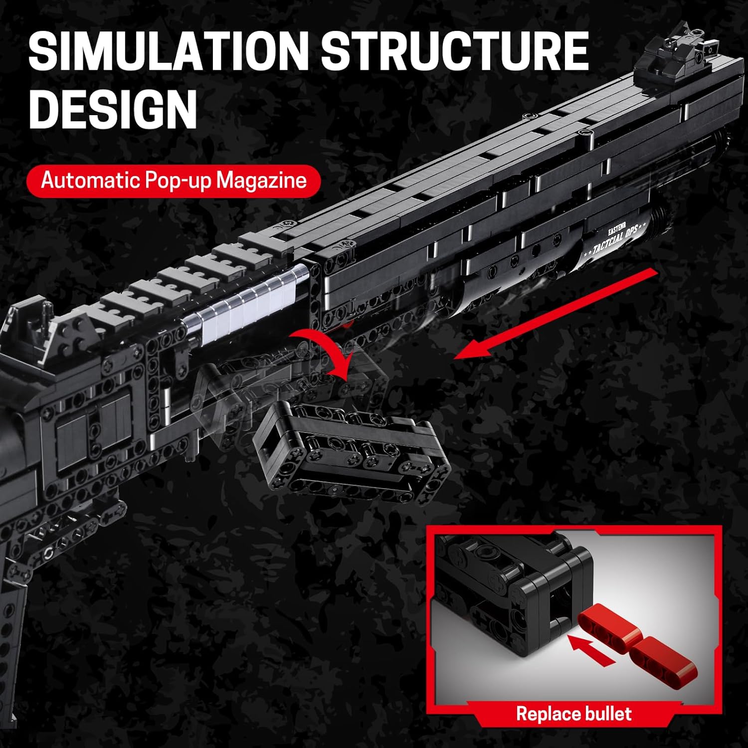 Building Bricks – Pistola modelo M4 para adolescentes y adultos, kit de ...