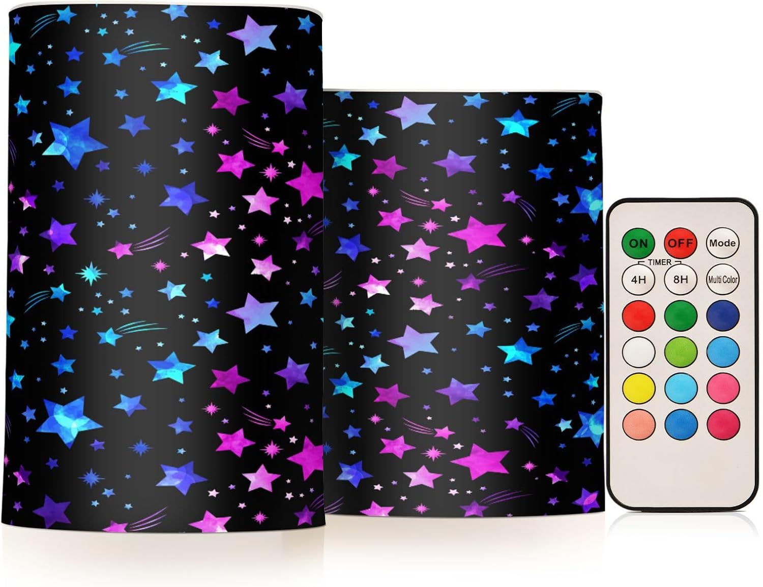 Amazon.com: Flameless Candles Zodiac Star Galaxy Battery Operated ...