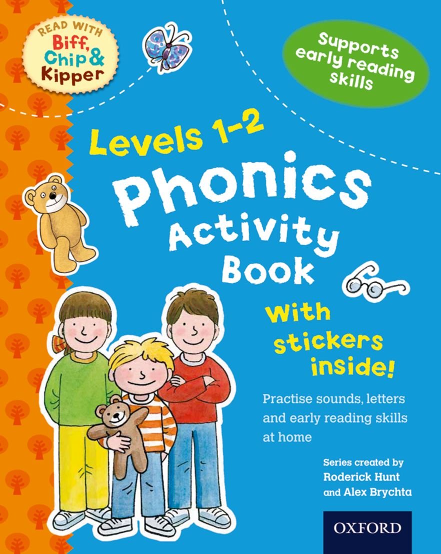 Phonics Activity Book, Levels 1-2 (Read with Biff, Chip, and Kipper ...