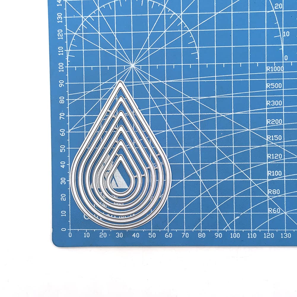 Amazon.com: Water-Drops Metal Cutting Dies Net Teardrop Die Cuts ...