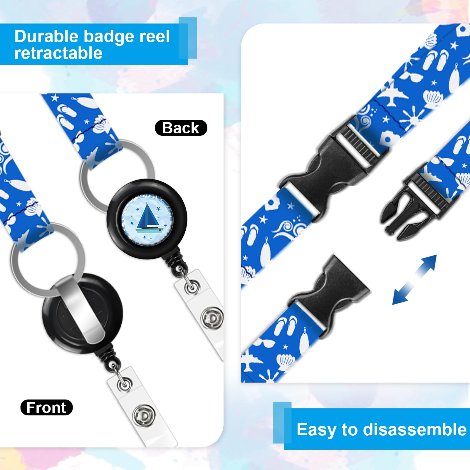 Snapklik.com : Cruise Lanyard, 3 Pack Retractable Cruise Lanyard