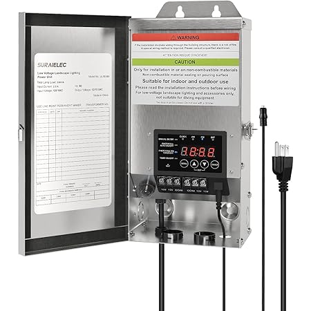 Intermatic ML300RTW Malibu 300-Watt Power Pack with Timer and Ground ...