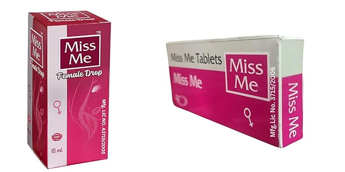Buy Miss Me Ayurvedic drop for female -10ML | Miss Me Tablet for female ...