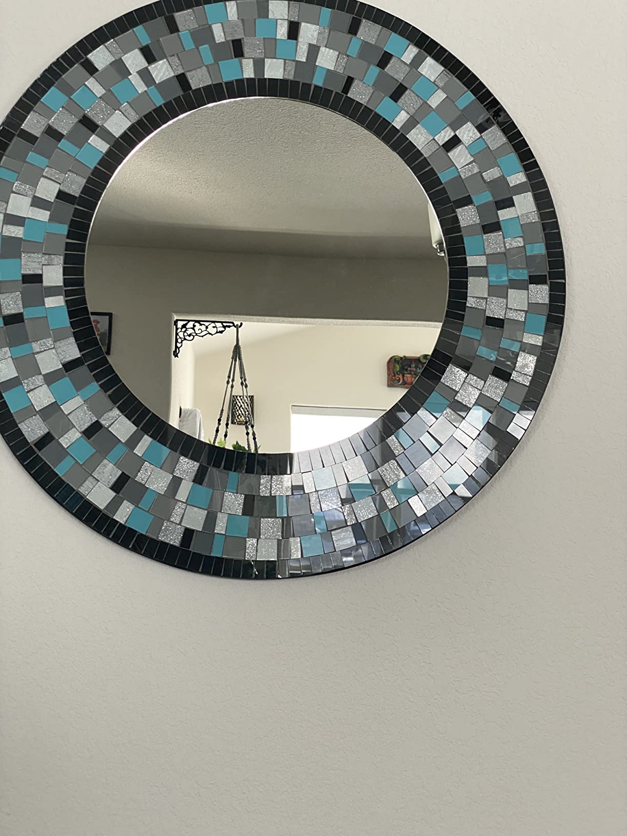 $20/mo - Finance Zorigs Mosaic Mirror, Wall Art Décor – Handcrafted ...