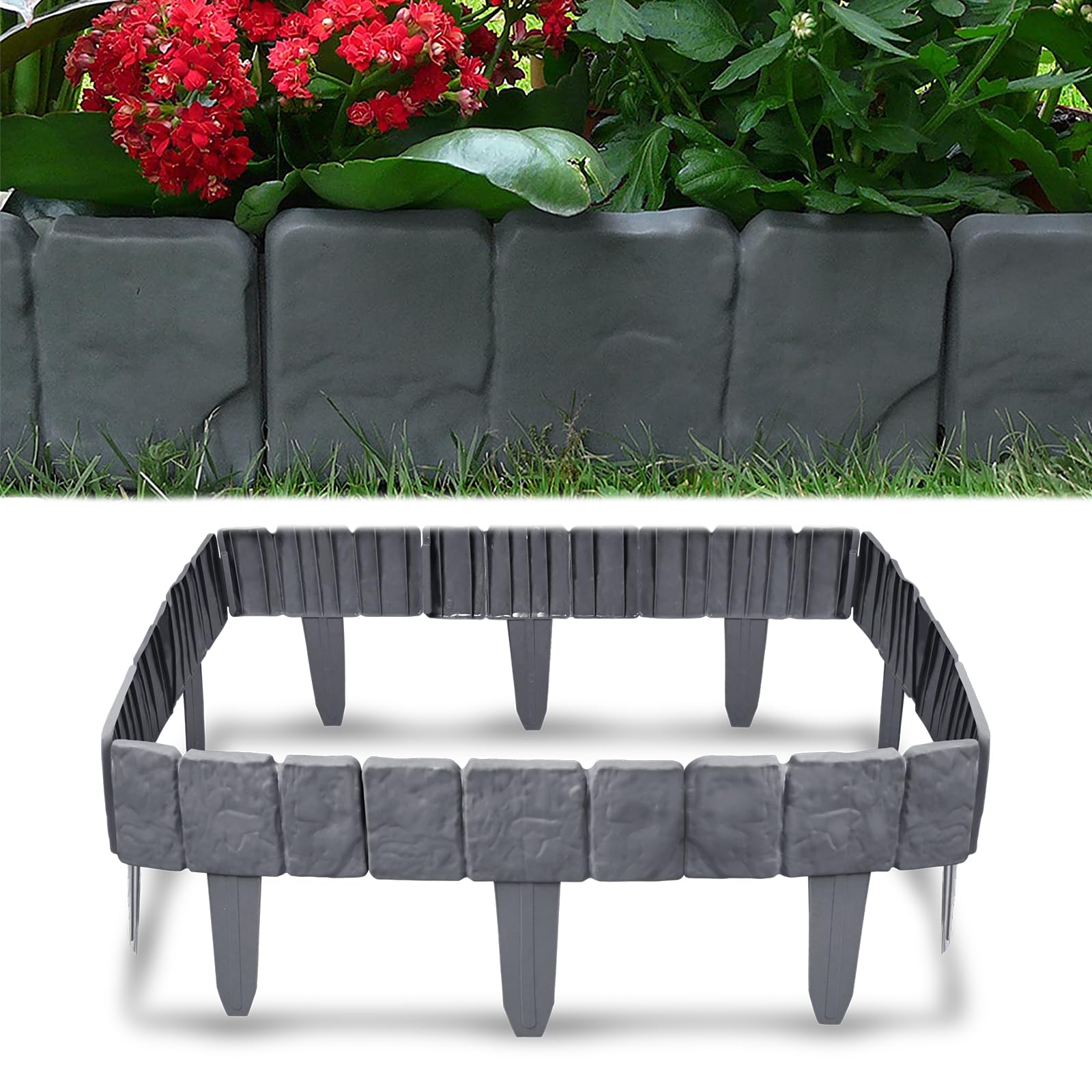 Stone Landscape Edging Products Round Top Edging | Concrete Garden