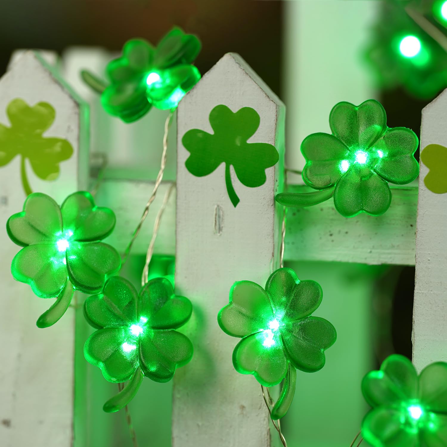 Shamrock Christmas Lights