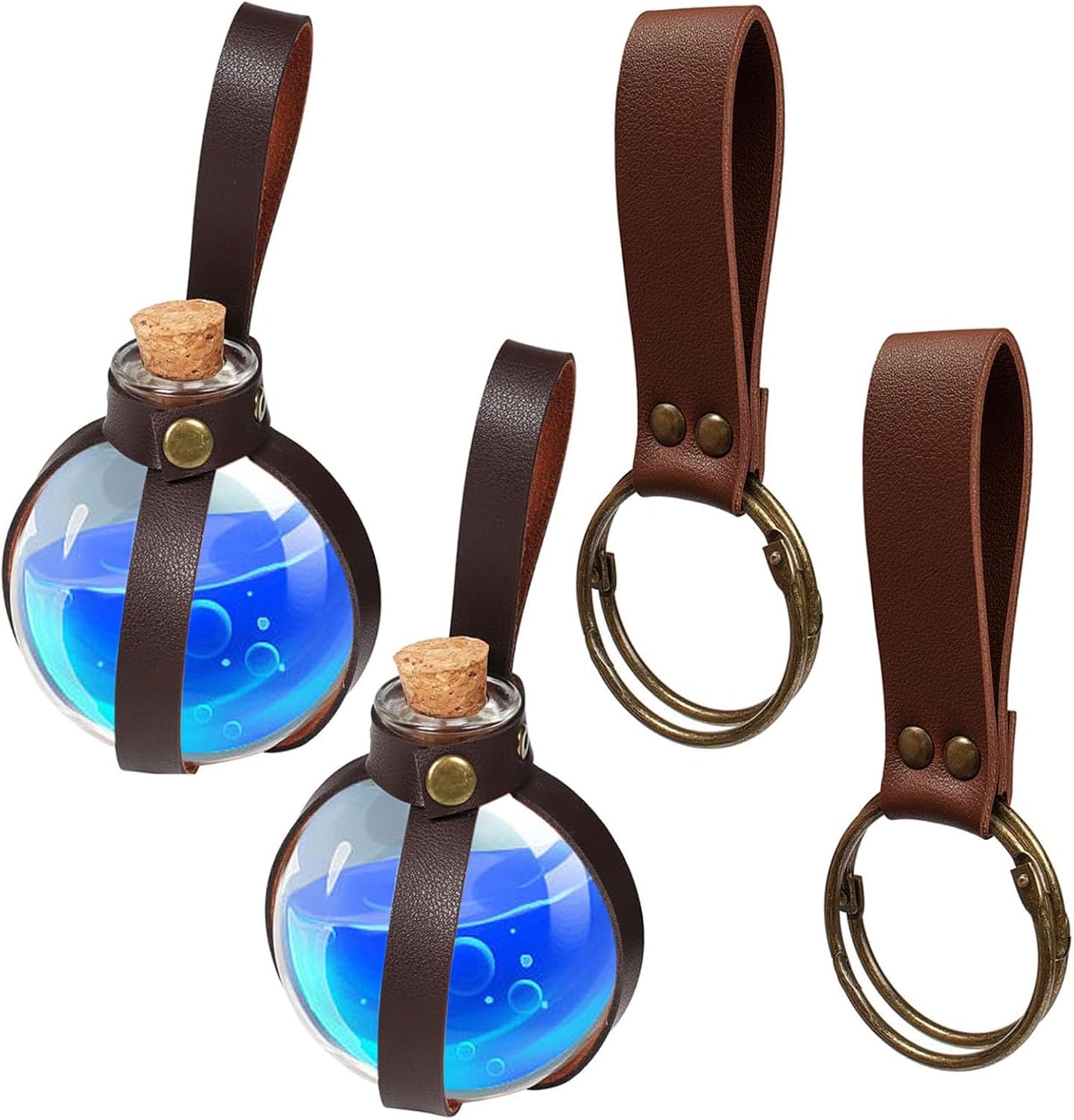 Amazon.com: SUMGOGO Dark Magic Cork Potion Bottle Halloween Cosplay Ren ...