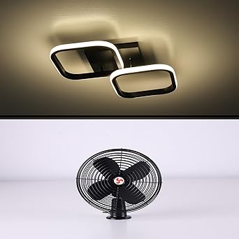 Amazon.com: Volcode 12V RV LED Ceiling Fixture, 12V Heavy Duty Metal ...