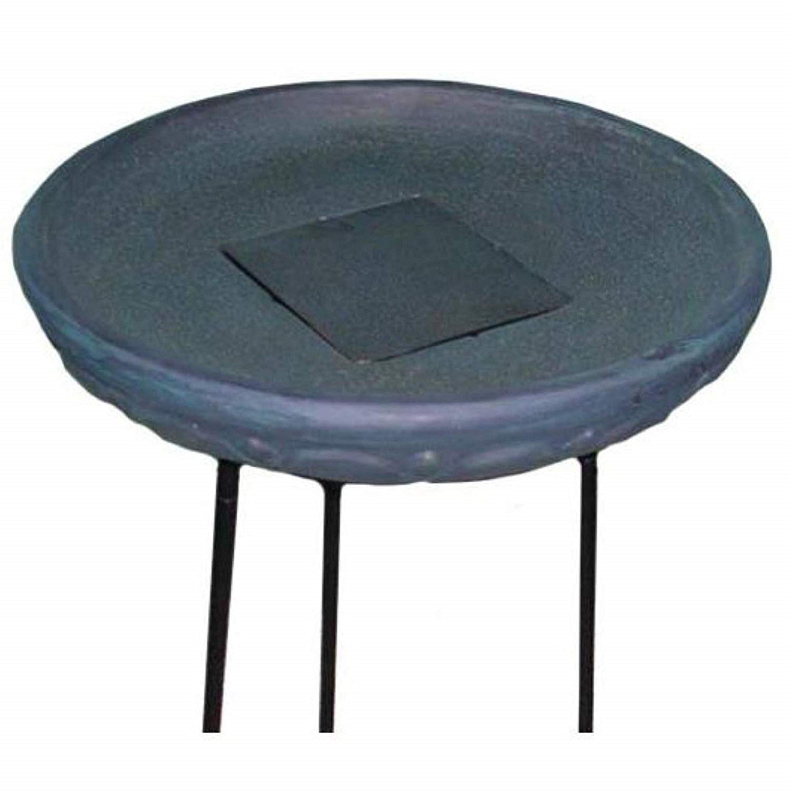 Smart Verdigris Solar Bird Baths