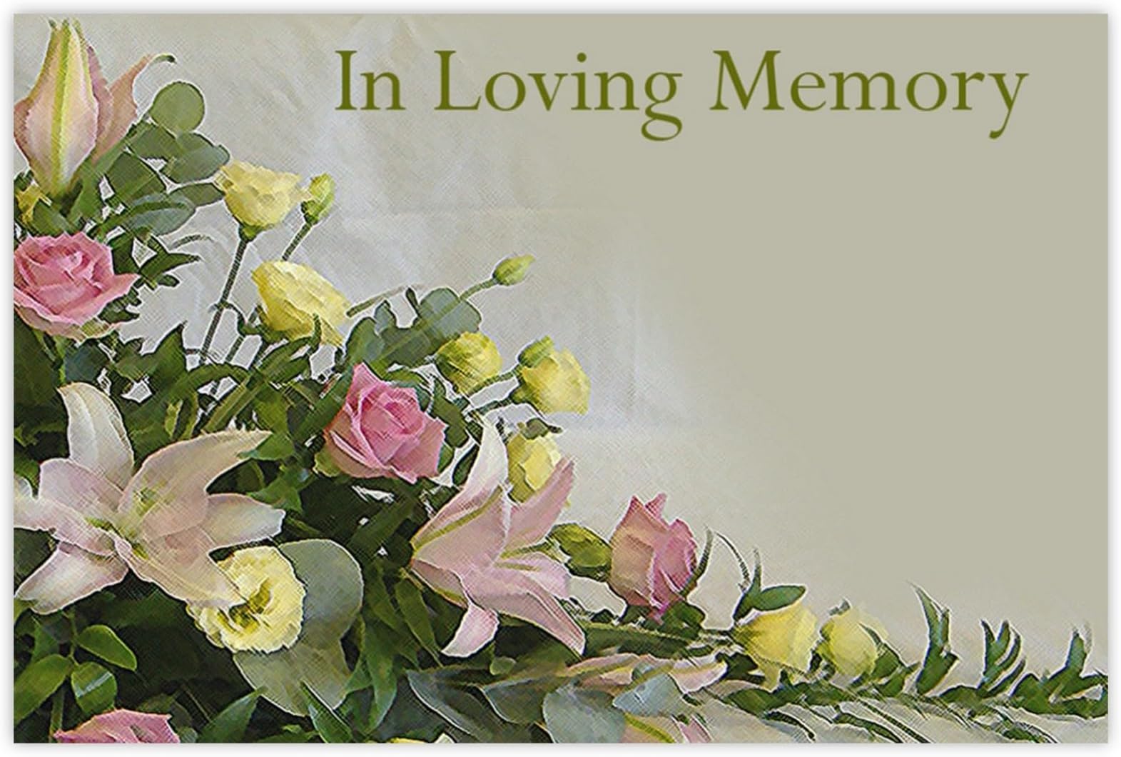 celloexpress In Loving Memory (Pink & Yellow Spray) Flower Message ...