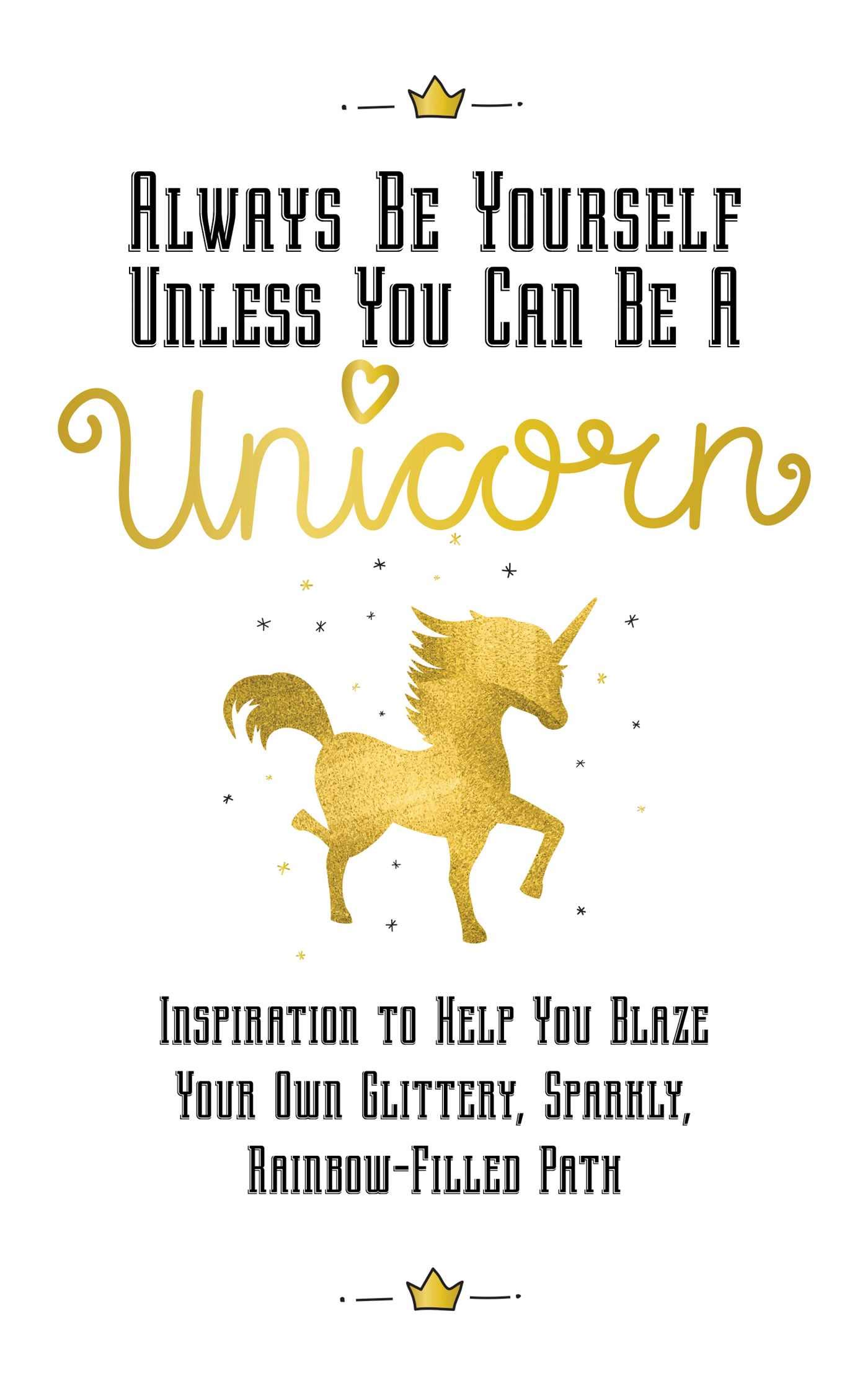 Sparkly Rainbow Unicorn Sayings