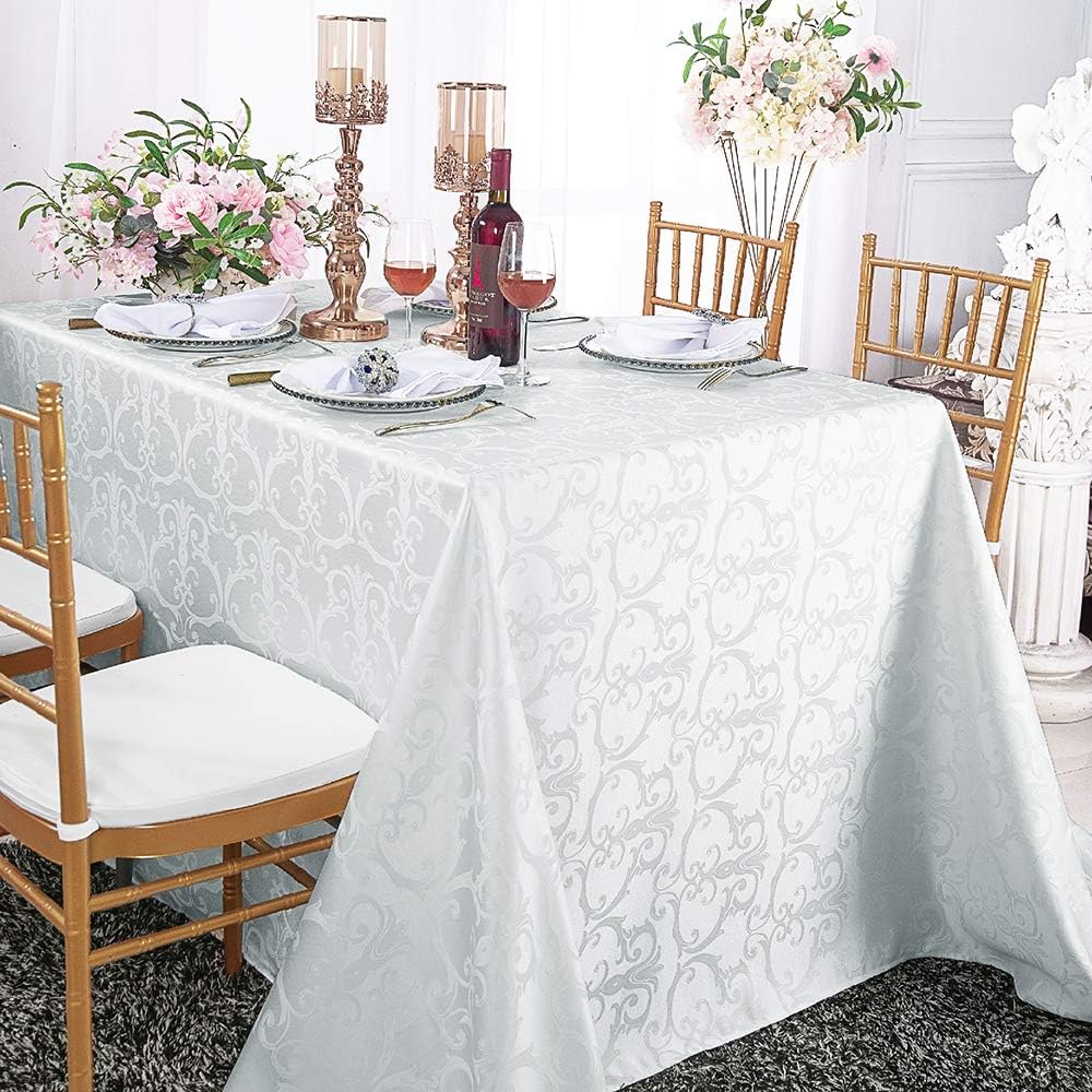 Amazon.com: Wedding Linens Inc. 90 Inch x 156 Inch Rectangular ...