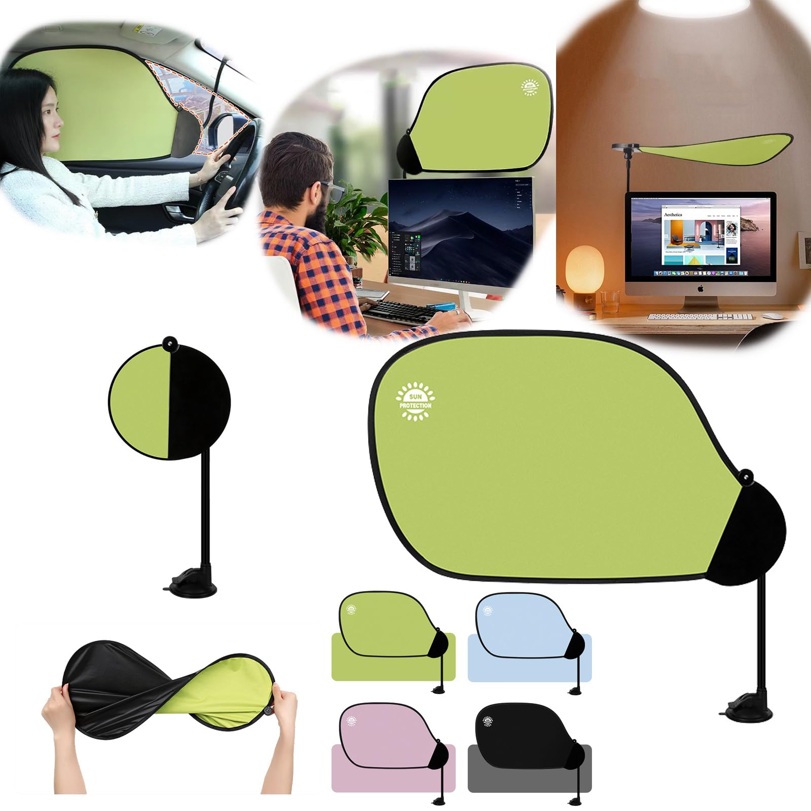 Amazon.com: Sibeg Laptop Sun Shade for Working Outside with Clip Office ...