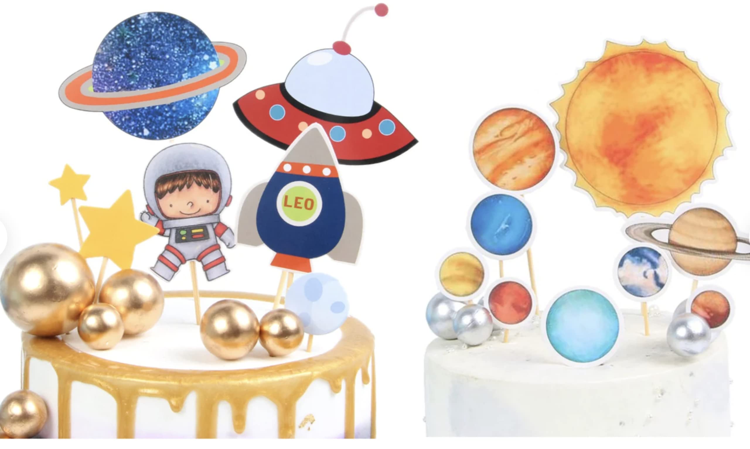 Solar System Cake Topper