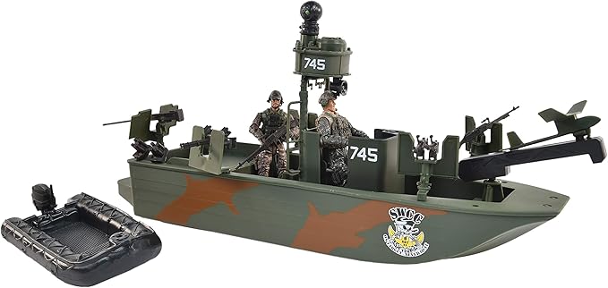 Amazon.com: Sunny Days Entertainment Navy Warfare Gunboat – Vehicle ...