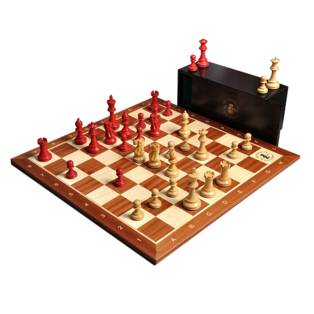 Buy The Library Grandmaster Chess Set, Box, and Board Combination ...