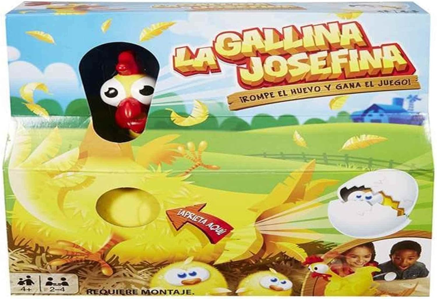 Mattel Games - La Gallina Josefina, gioco da tavolo per bambini FRL14 ...
