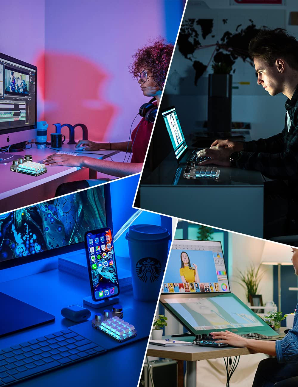 Snapklik.com : BRIMFORD USB Mini Macro Mechanical Gaming Keyboard ...