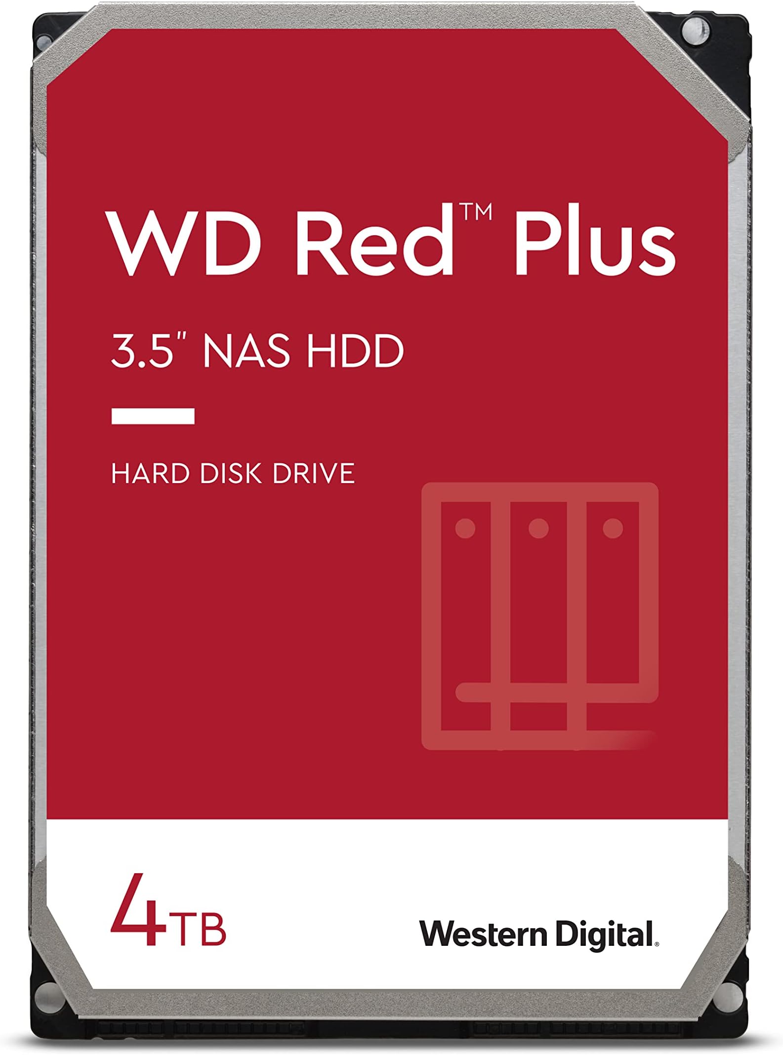 Amazon.com: Western Digital 4TB WD Red Plus NAS Internal Hard Drive HDD ...