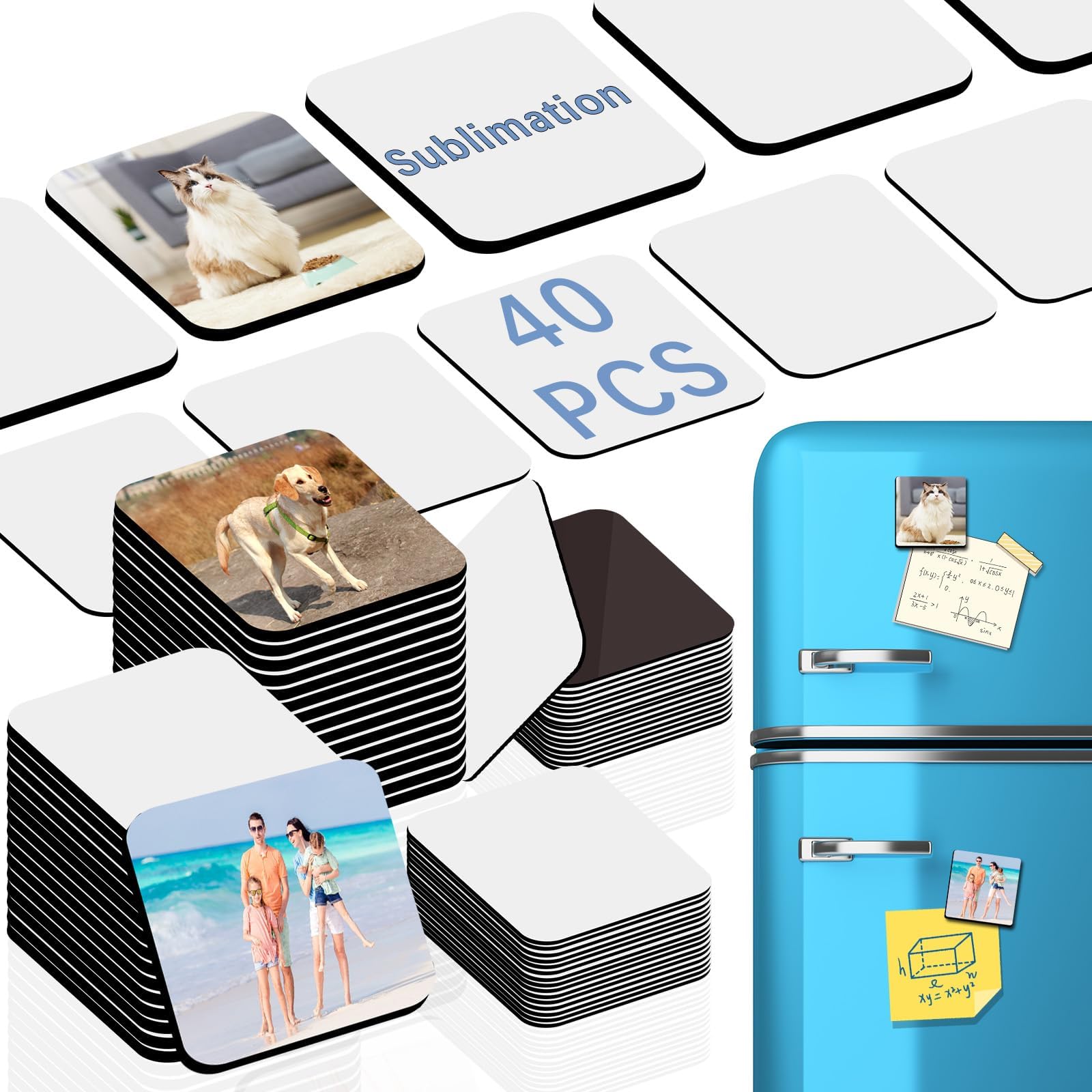 Amazon.com: Enchantia Photo Magnet Machine, DIY Fridge Magnets Pin ...