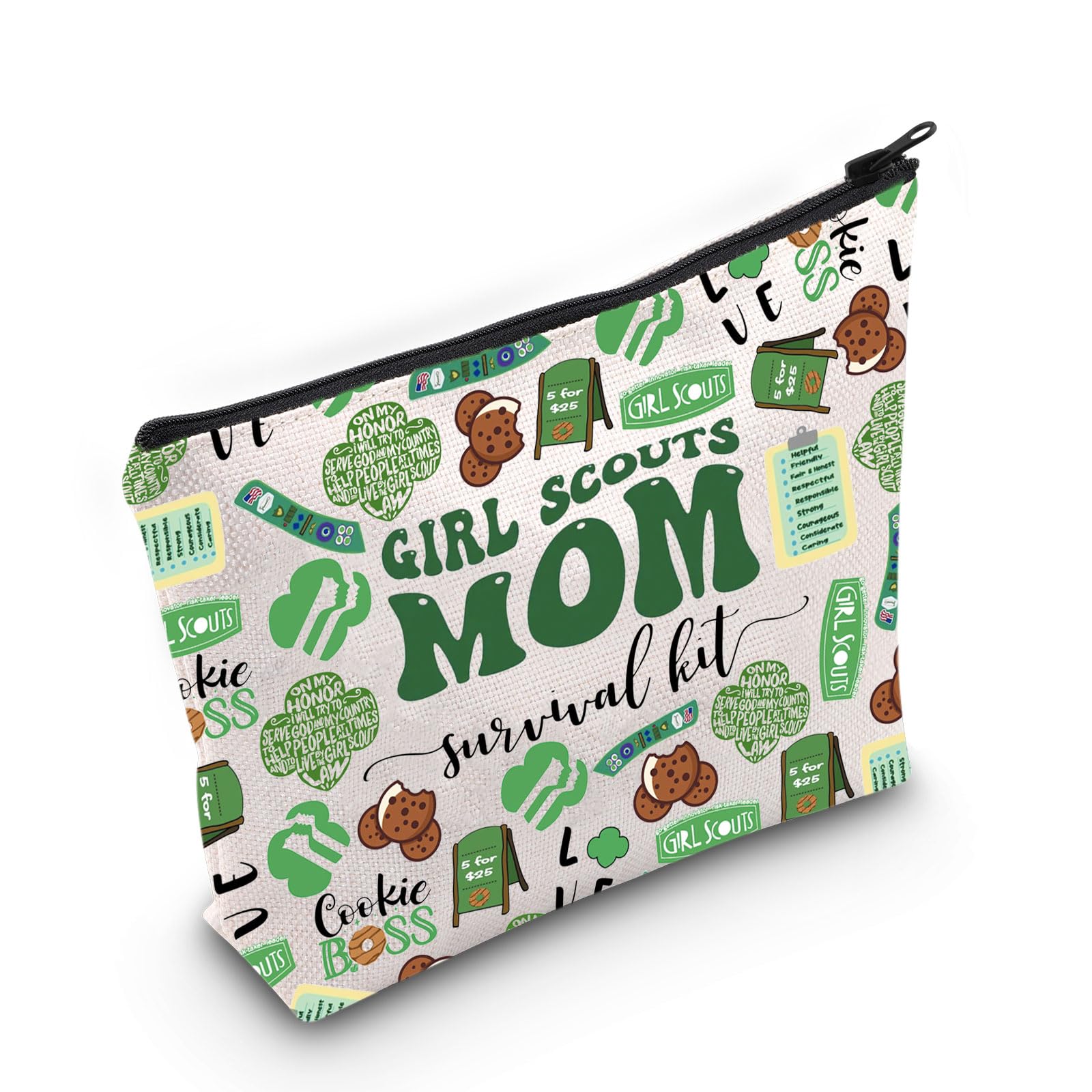 Amazon.com: POFULL Scout Mom Gift Scouts Mom survival kit Cosmetic Bag ...