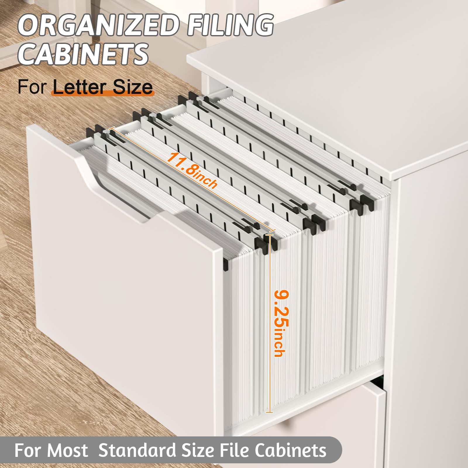 Snapklik.com : Nordun Extra Capacity Plastic Hanging File Folder Letter ...