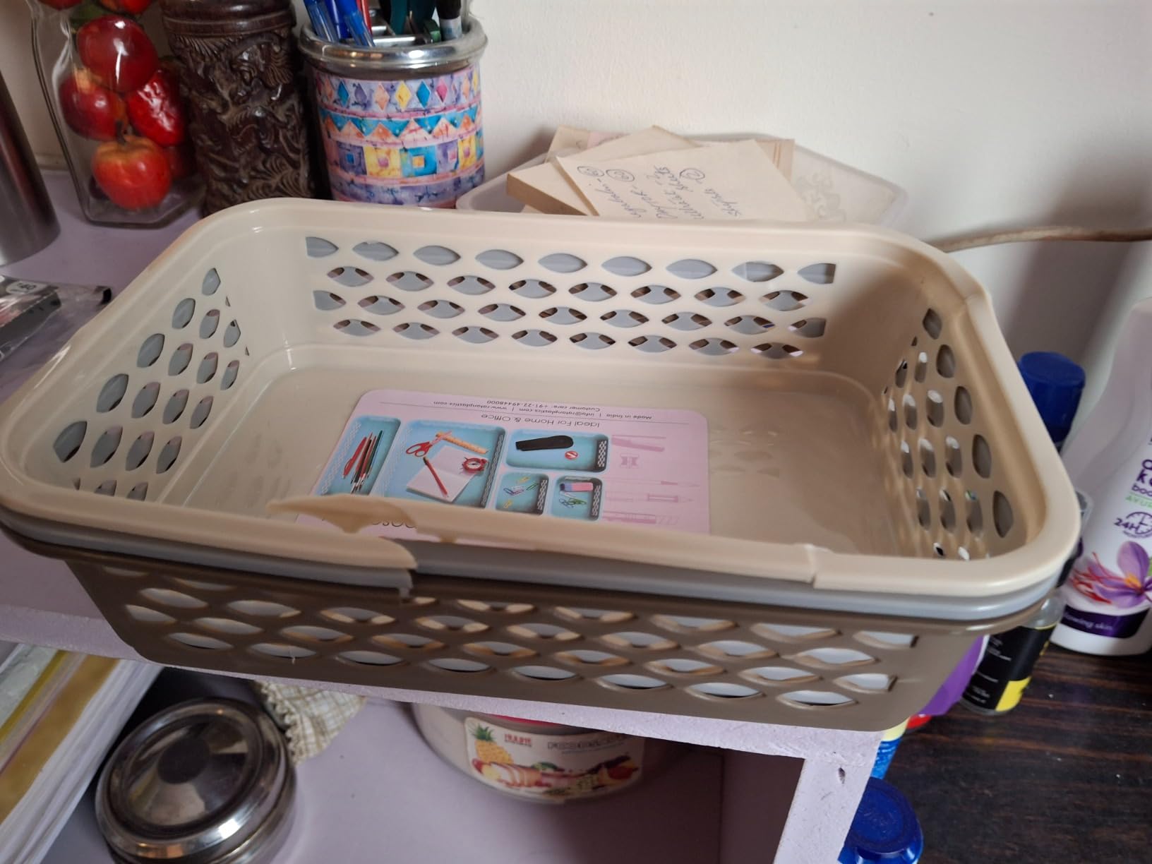 RATAN PLASTICWARE Diana Tray Rectangular-Medium (Pack of 6) Plastic ...