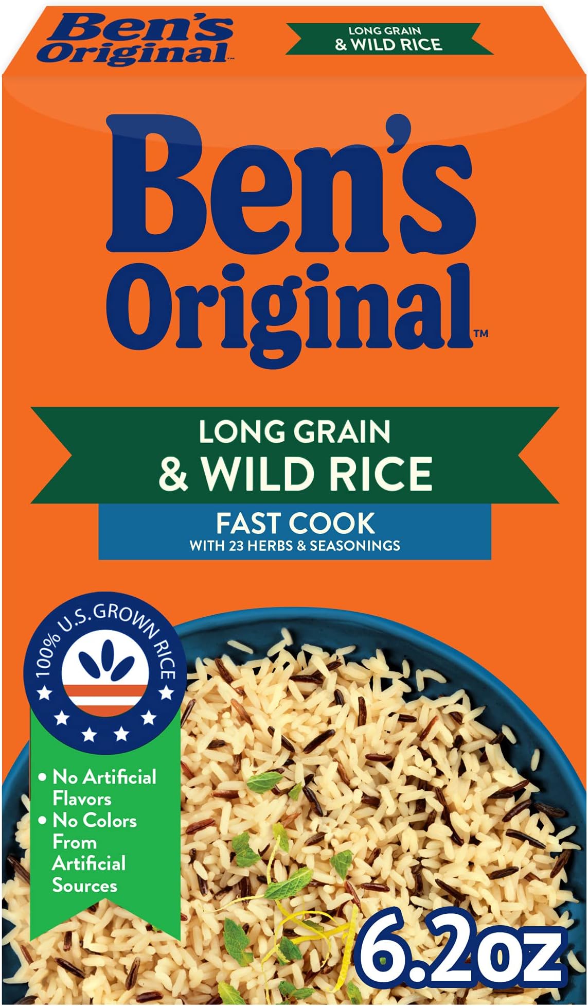Amazon.com : BEN'S ORIGINAL Long Grain Rice and Wild Rice, Fast Cook ...