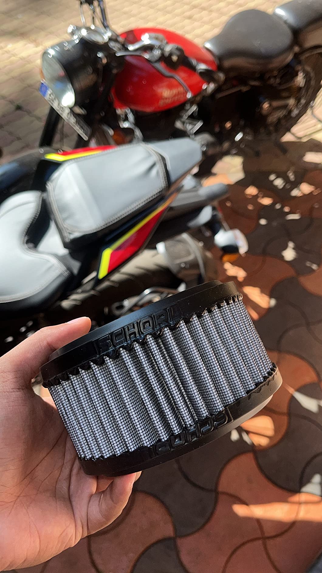 SCHORL Motorcycle Air Filter For Royal Enfield Standard, Bullet ...