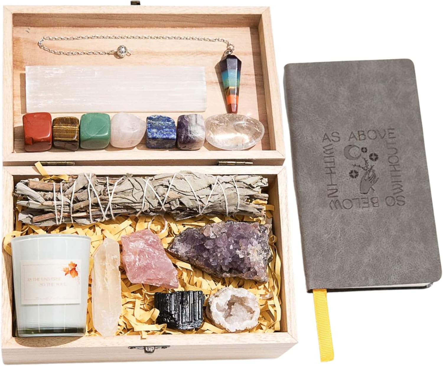 Amazon.com: Healing Crystals Set - 17 Pc. Real Crystals and Healing ...