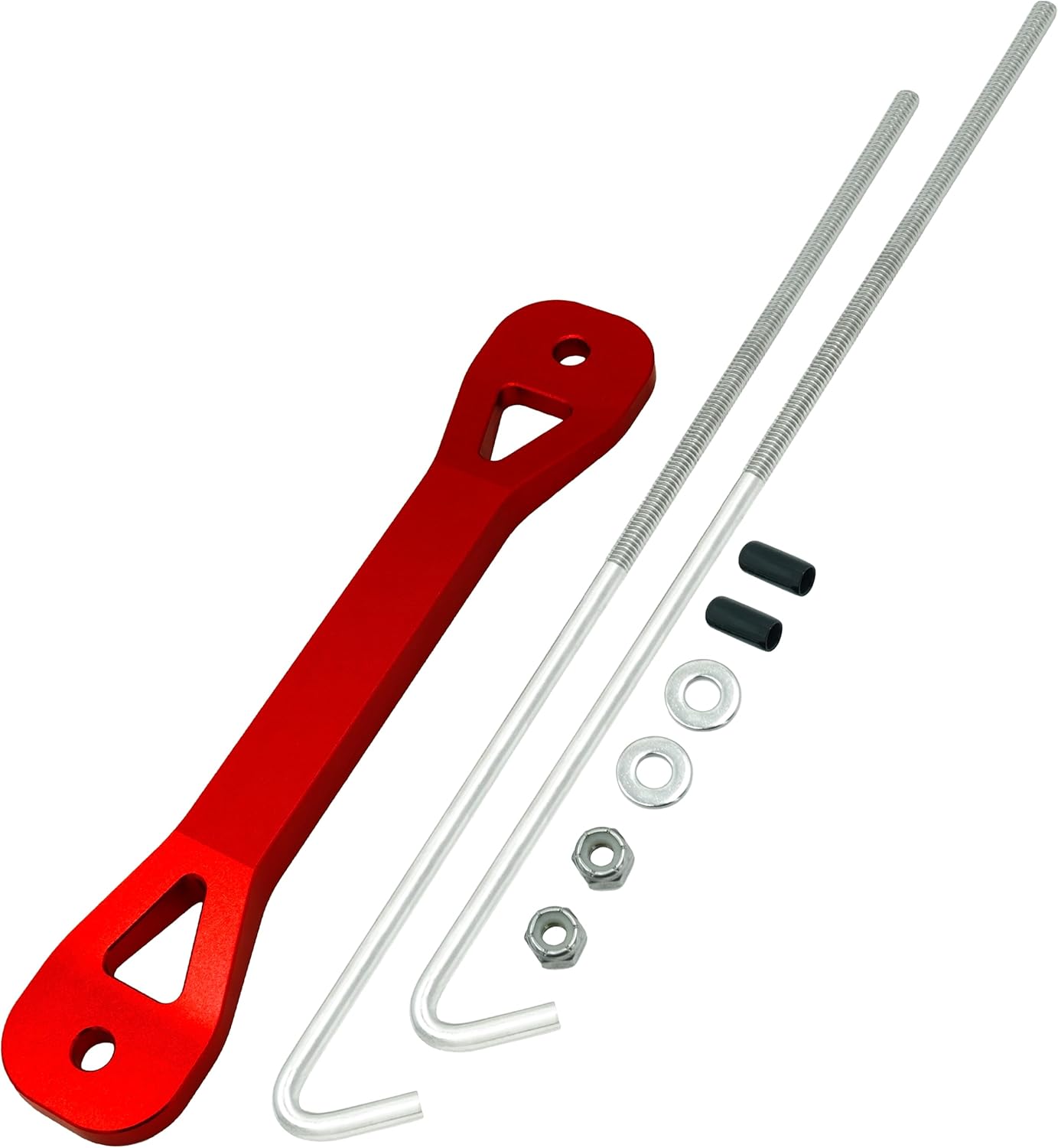 Amazon.com: Altland Aluminum Car Battery Tie Down Bracket with 12 Inch ...