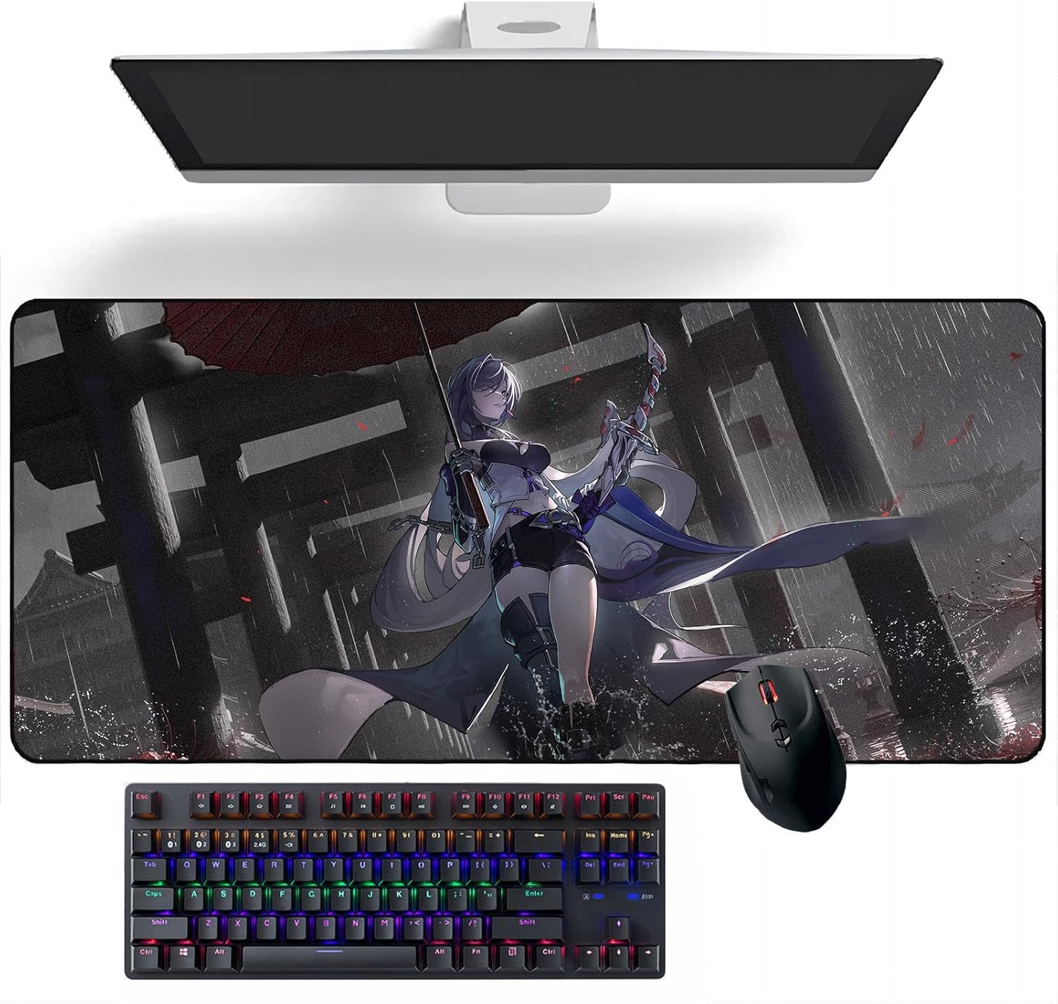 Amazon.com: ZEKYGPP Anime Mouse pad Honkai: Star Rail Acheron Anime ...