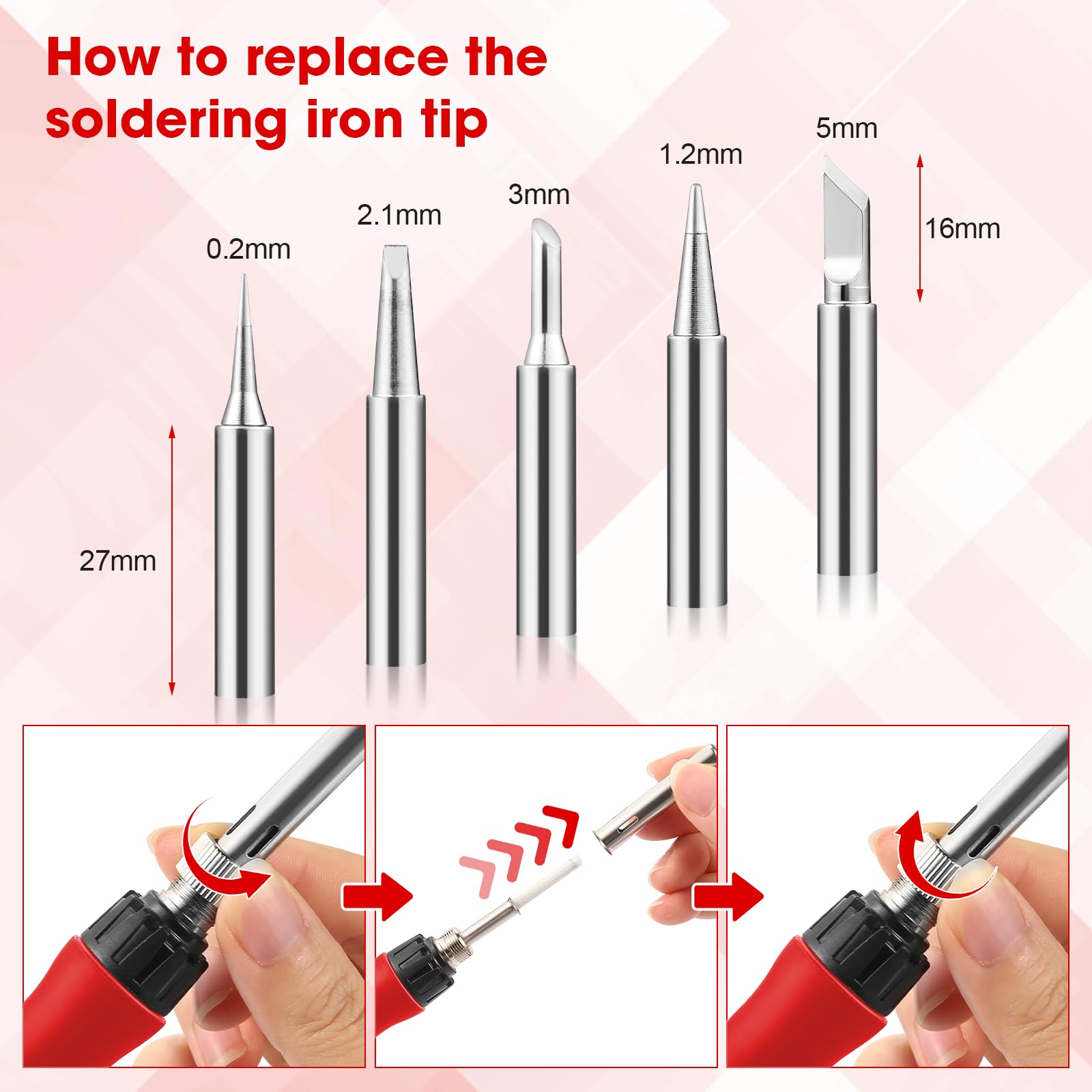 Snapklik.com : Soldering Iron Kit, 100W LED Digital Solder Gun Kits