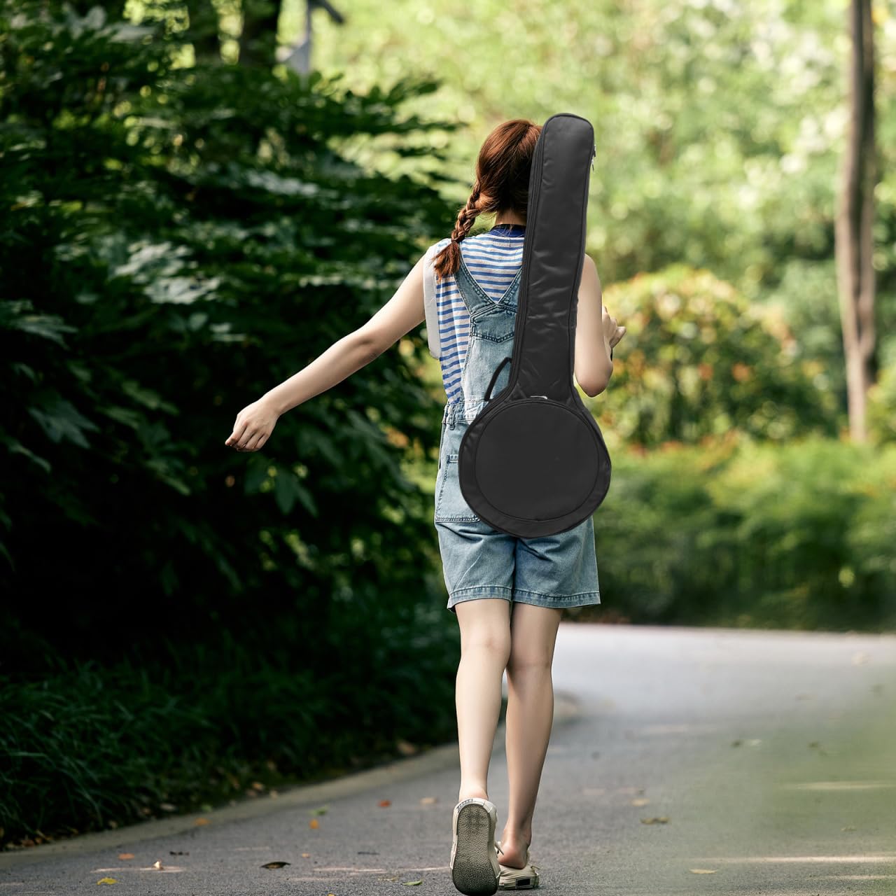 Snapklik.com : Banjo Gig Bag Banjo Case: Black Kmise Carrying Gig Bag ...