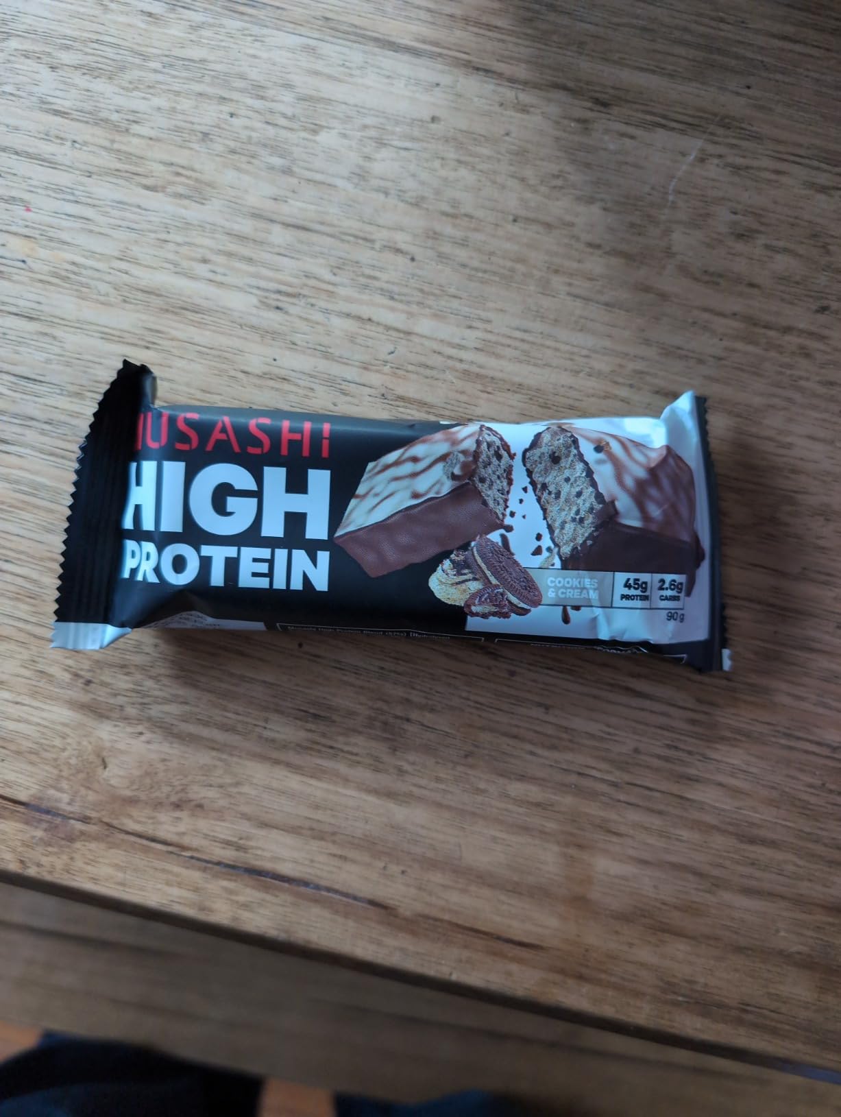Musashi High Protein Cookies & Cream Bar 90 g, 12 Pack : Amazon.com.au ...