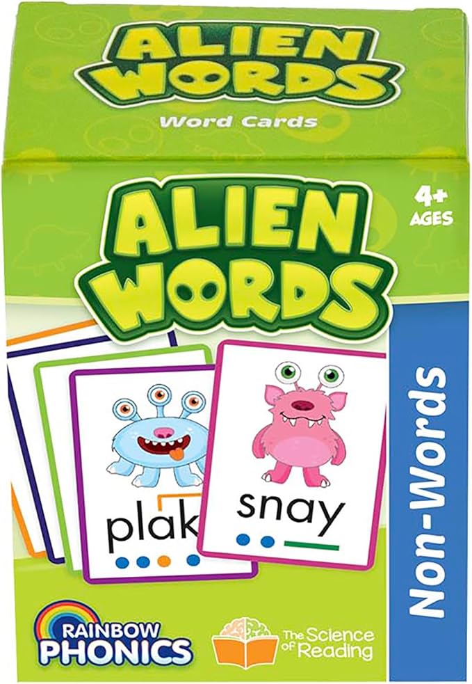 Amazon.com: Junior Learning: Rainbow Phonics - Alien Words - 148 Word ...