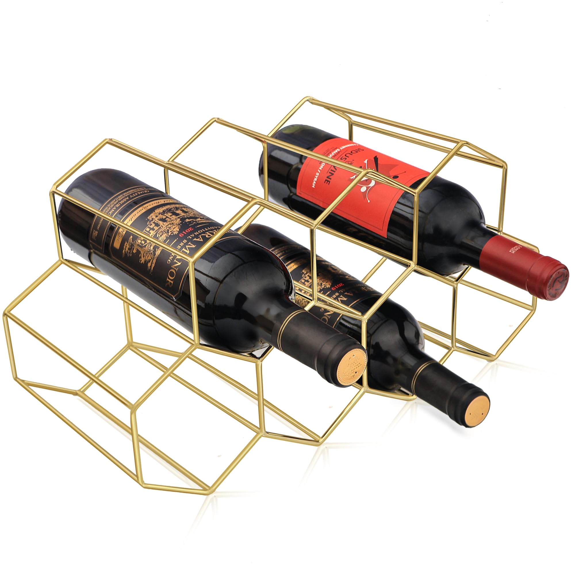 Amazon.com: Countertop Wine Rack, Small Wine Rack for inside Cabinet ...