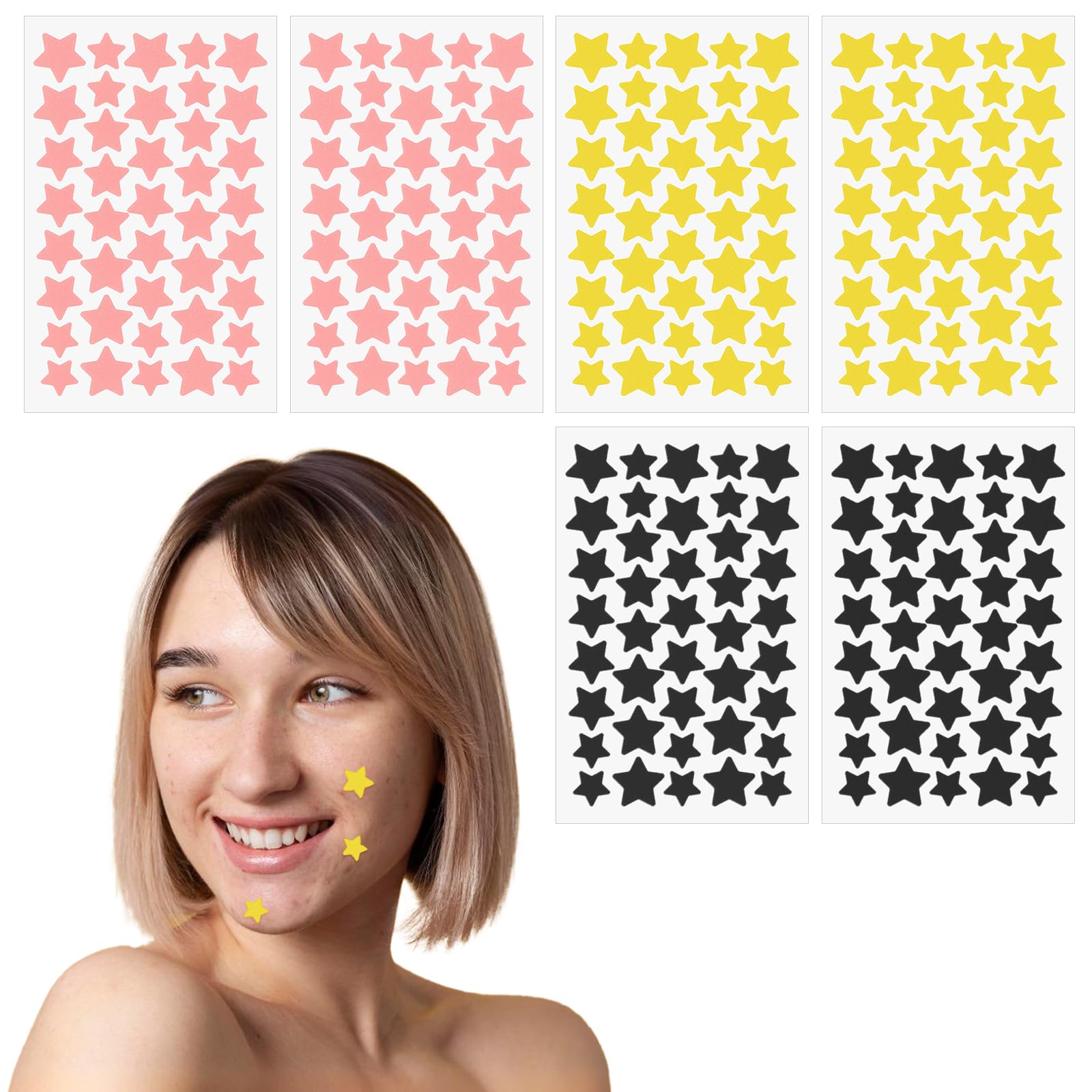 Amazon.com: YUXIANLB Star Pimple Patches for Face 240Pcs Star Acne ...