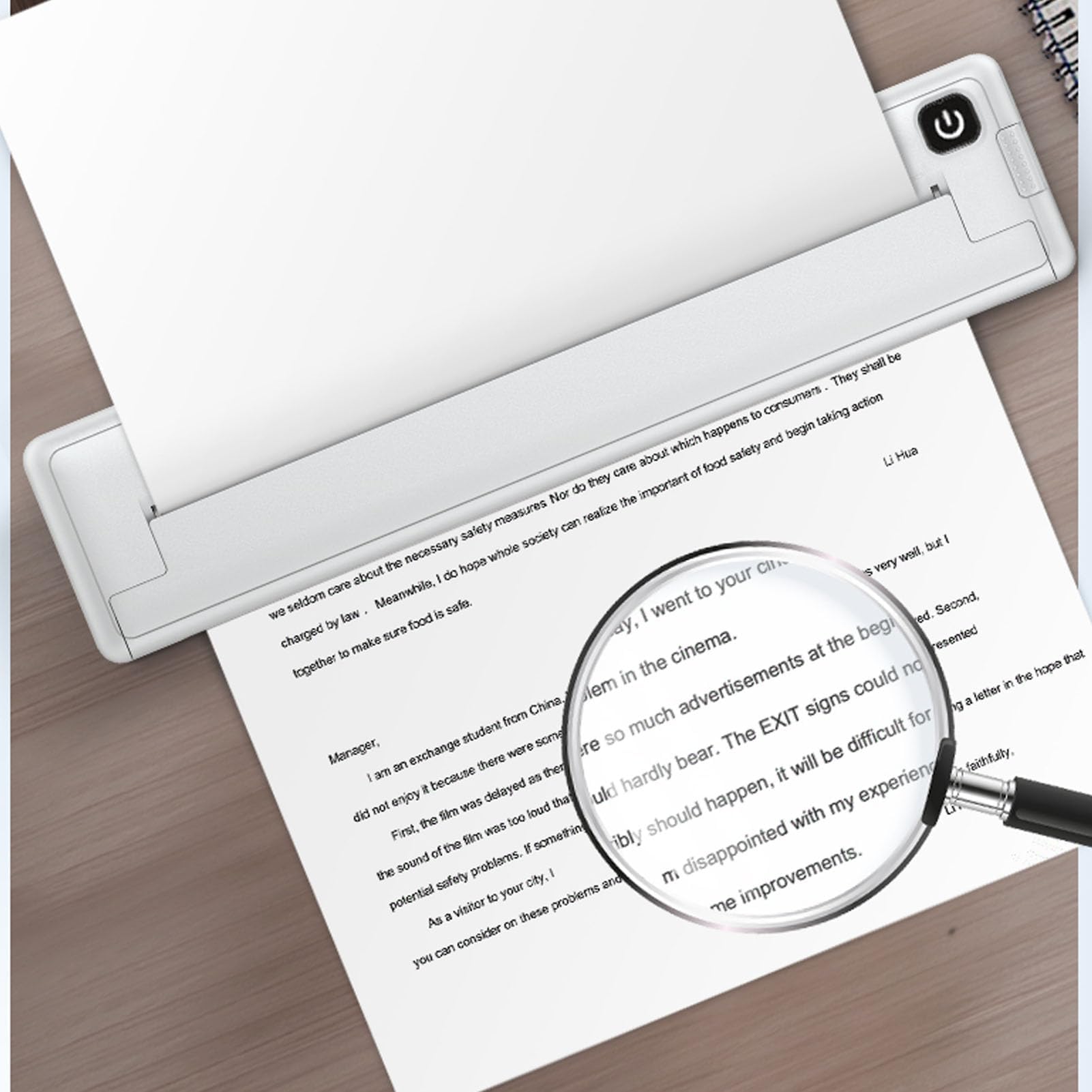 Amazon.com: Health Gear Portable Thermal Printer Mini A4 Thermal ...