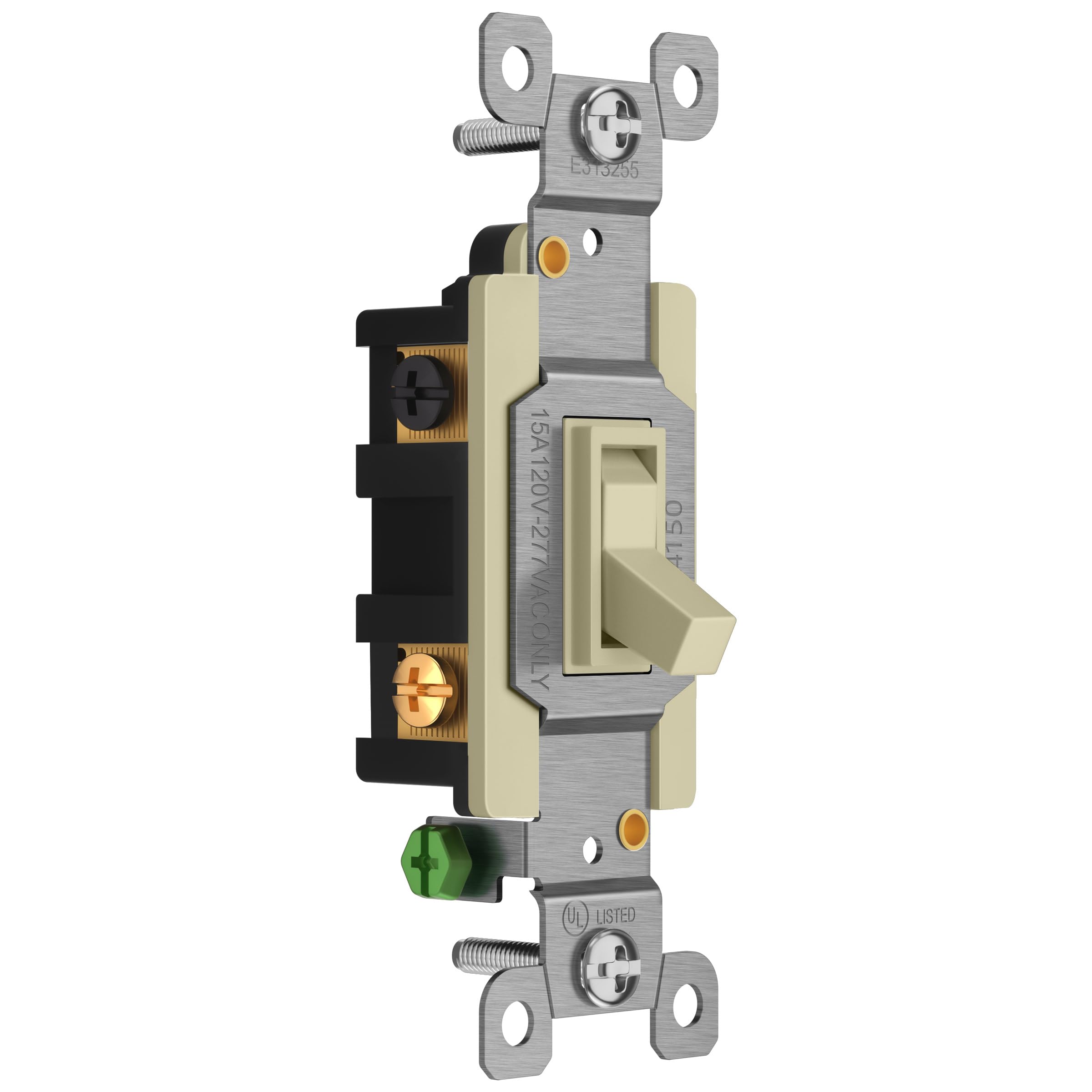 Snapklik.com : 4-Way Toggle Light Switch, Four Way, Side Wiring, Copper ...