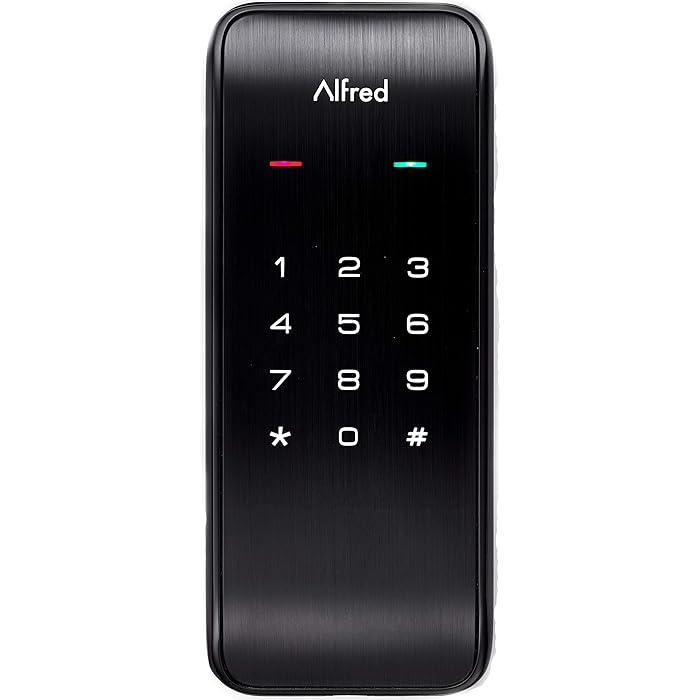 Buy Alfred International ALFDB2BL (Black) Alfred DB2 Smart Door Lock ...