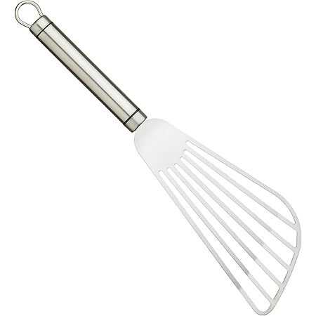 KitchenCraft KCPROFS Professional Fish Slice, Stainless Steel, 26.5 cm ...