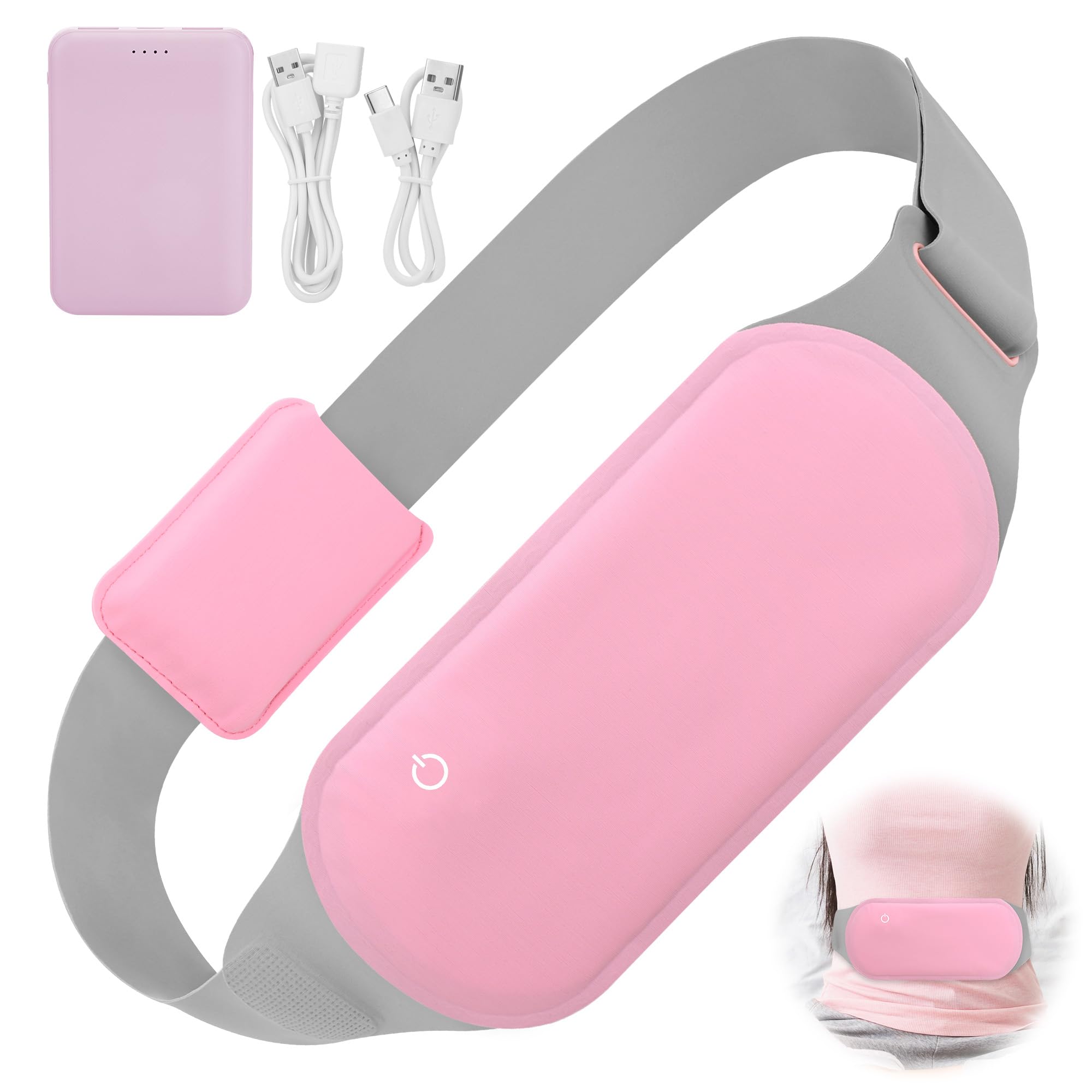 JIZZU Portable Period Warming Belt 3 Mode Temperature Adjustable ...