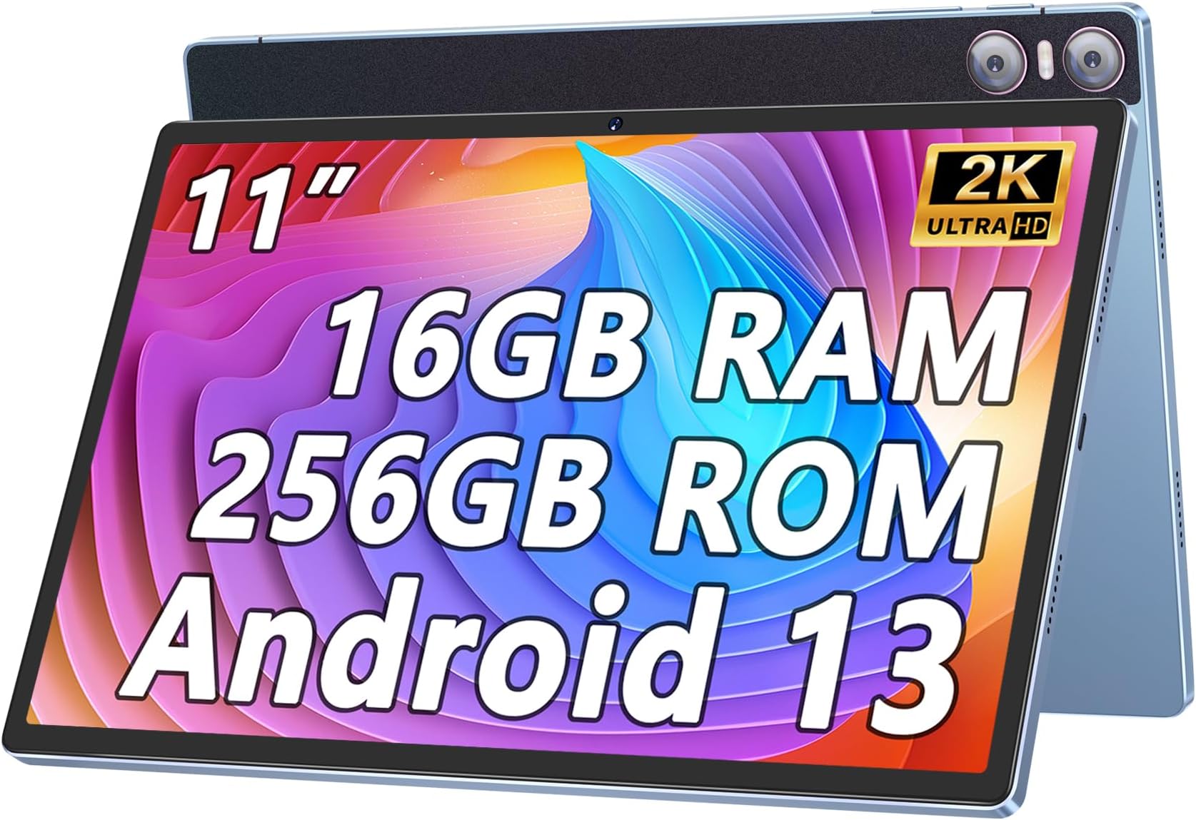 YESTEL Android 13 Tablet 11 Inch Display,16GB RAM+256GB ROM,Octa-Core ...