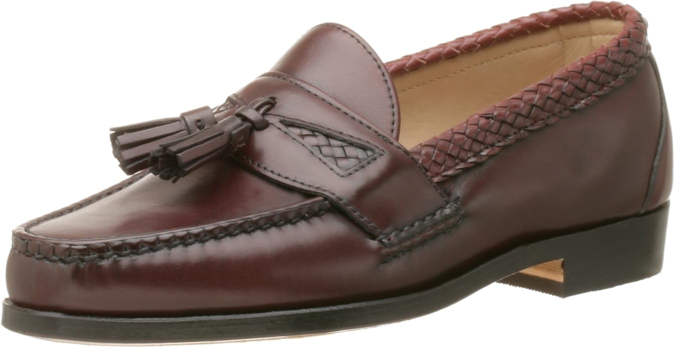 Amazon.com | Allen Edmonds Men's Maxfield Tassel Loafer,Merlot,14 AA ...